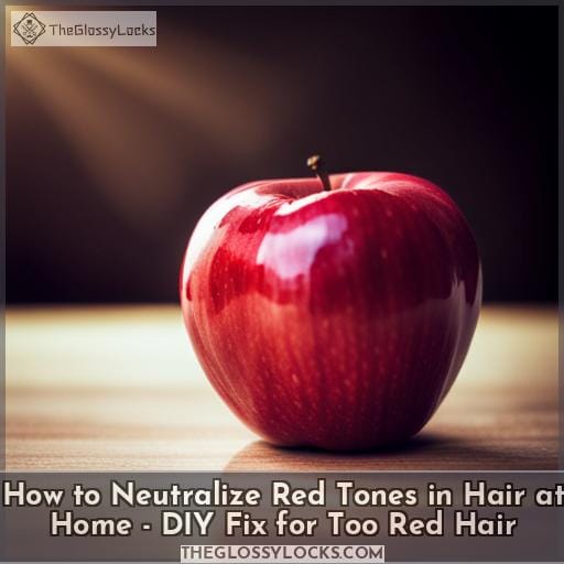 How to Neutralize Red Tones in Hair at Home - DIY Fix for Too Red Hair