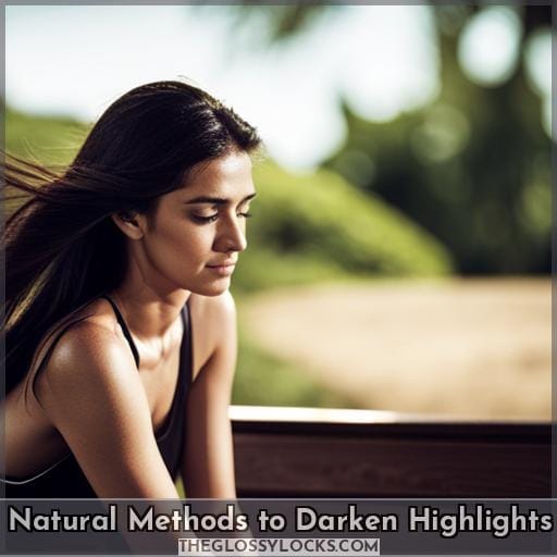 Darken Highlights Naturally: No Dye Needed