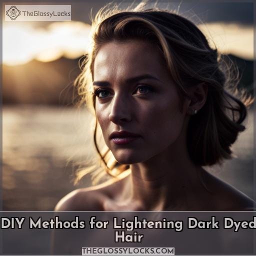 How To Lighten Dark Dyed Hai