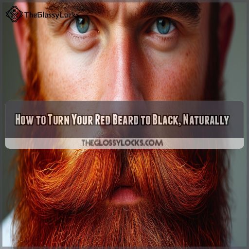 How to Turn Your Red Beard to Black, Naturally