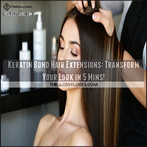 Keratin Bond Hair Extensions: Transform Your Look in 5 Mins!