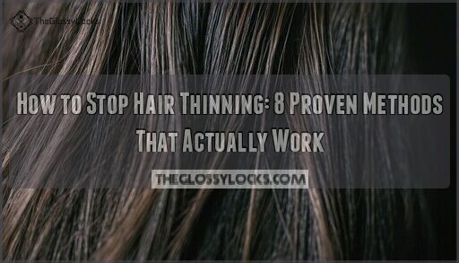 How to Stop Hair Thinning: 8 Proven Methods That Actually Work