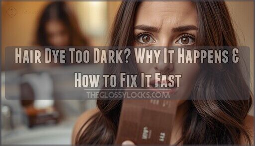 Hair Dye Too Dark? Why It Happens & How to Fix It Fast