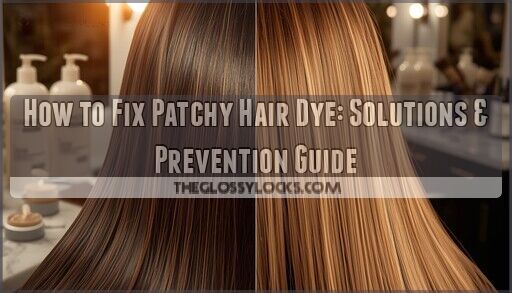 How to Fix Patchy Hair Dye: Solutions & Prevention Guide