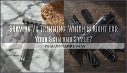 Shaving Vs Trimming: Which is Right for Your Skin and Style?