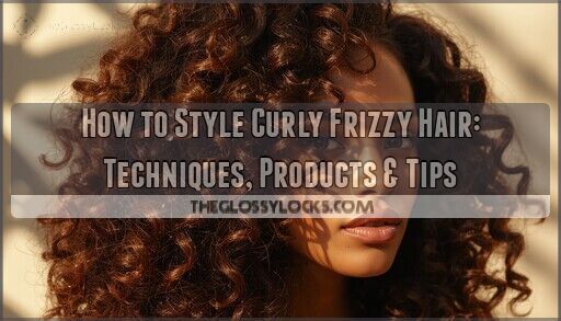 How to Style Curly Frizzy Hair: Techniques, Products & Tips