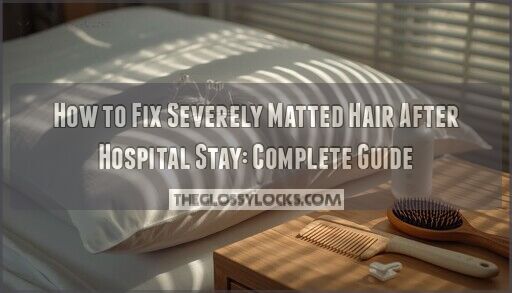 How to Fix Severely Matted Hair After Hospital Stay: Complete Guide