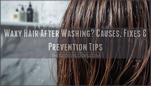 Waxy Hair After Washing? Causes, Fixes & Prevention Tips