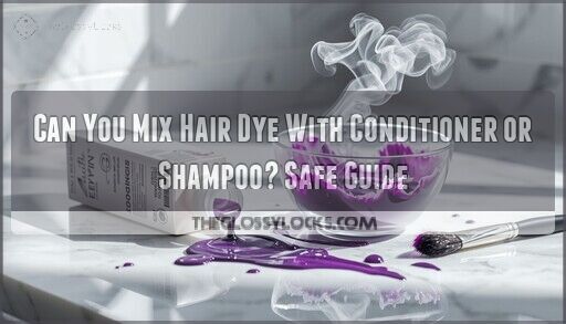 Can You Mix Hair Dye With Conditioner or Shampoo? Safe Guide