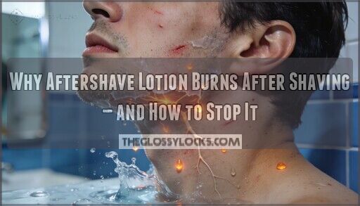 Why Aftershave Lotion Burns After Shaving — and How to Stop It