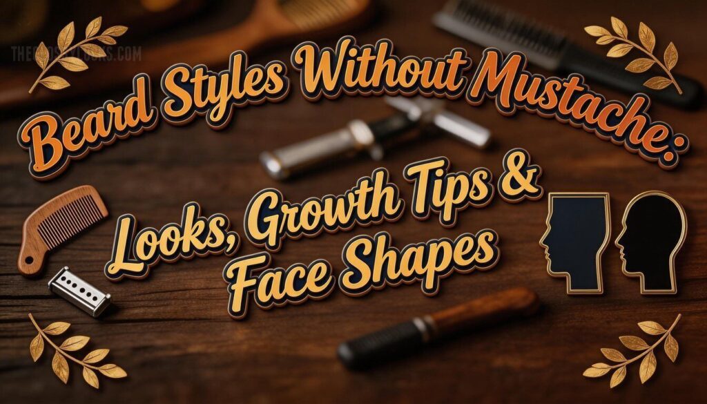 Beard Styles Without Mustache: Looks, Growth Tips & Face Shapes