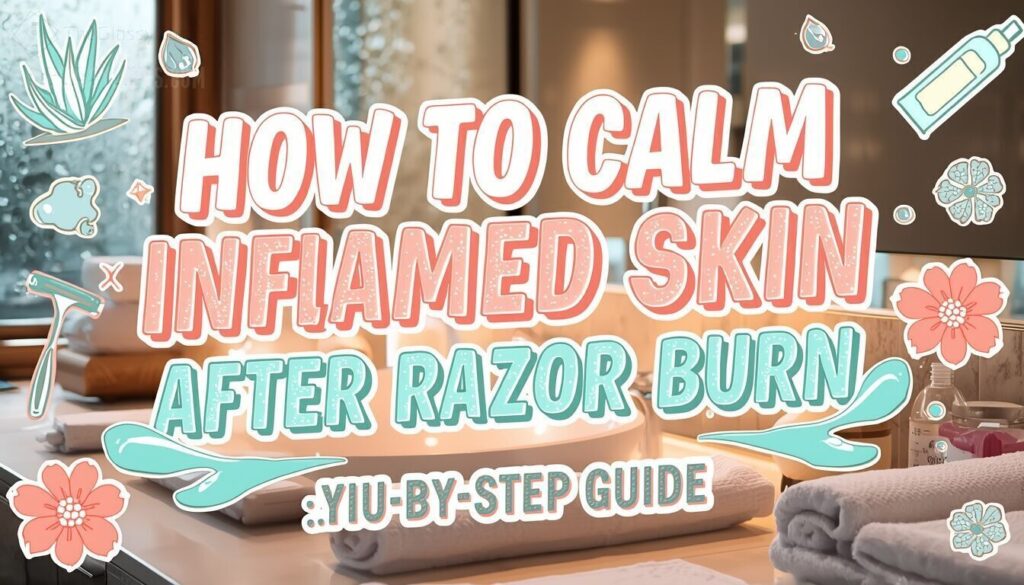 How to Calm Inflamed Skin After Razor Burn: Step-by-Step Guide